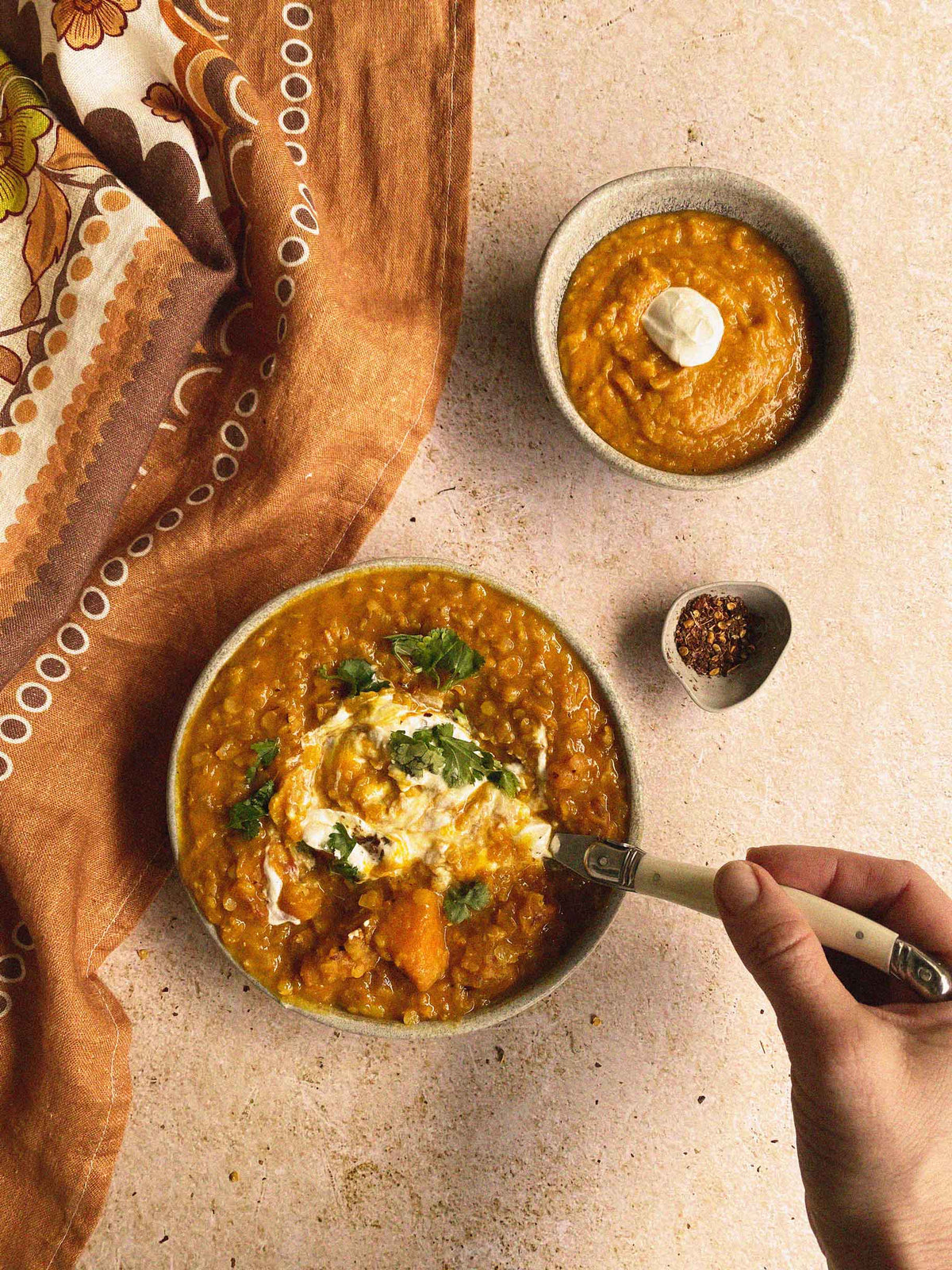 The Brightside: Pumpkin Miso Dahl From Nurture The Seed | Banabae