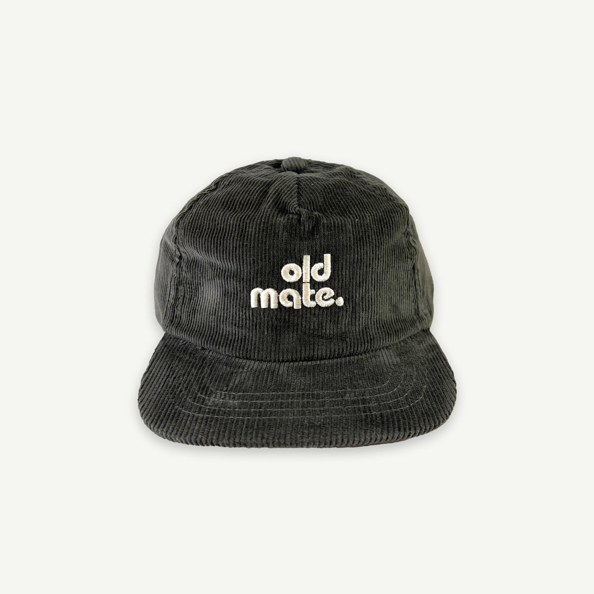 Old Mate Cord Kids Cap - Dark Khaki | Banabae