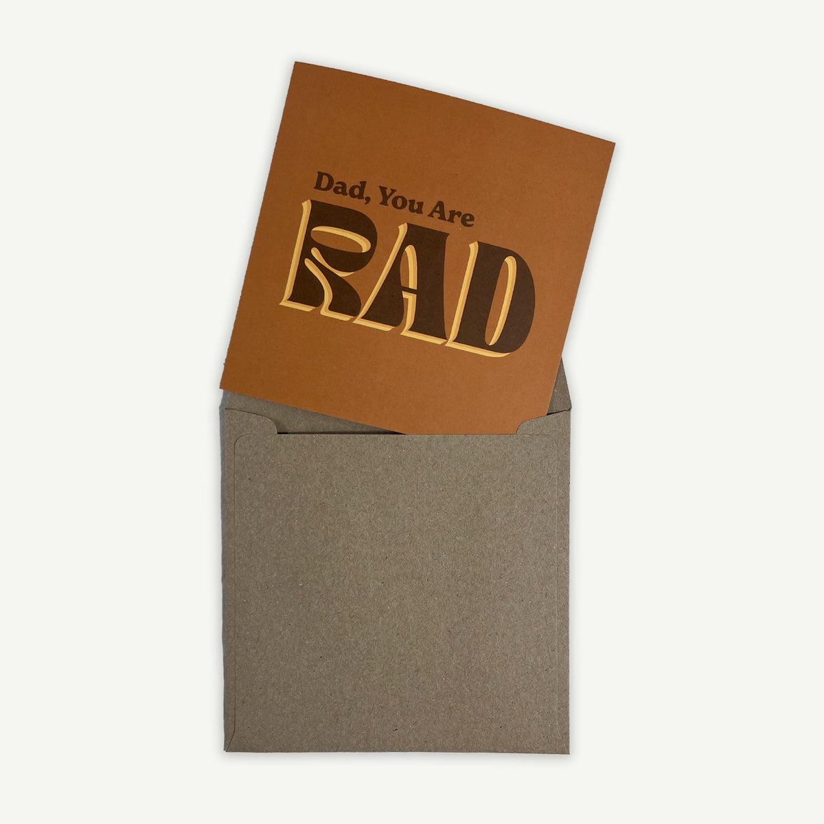 Dad, You Are Rad Greeting Card | Banabae