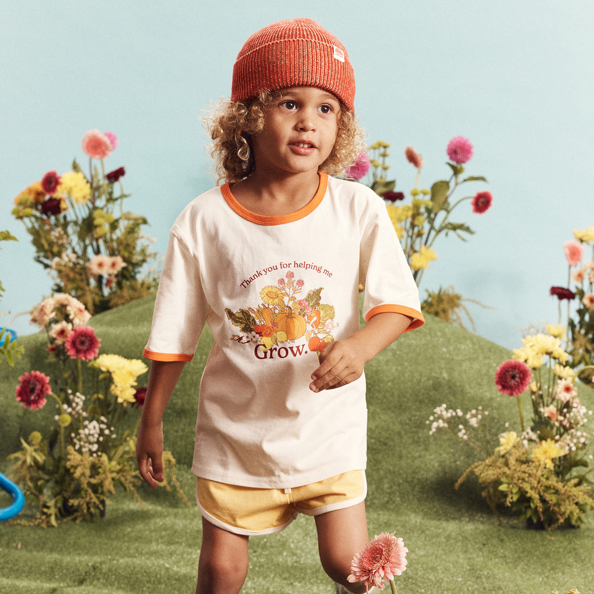 Thank you For Helping Me Grow Ringer Tee - Kids | Banabae