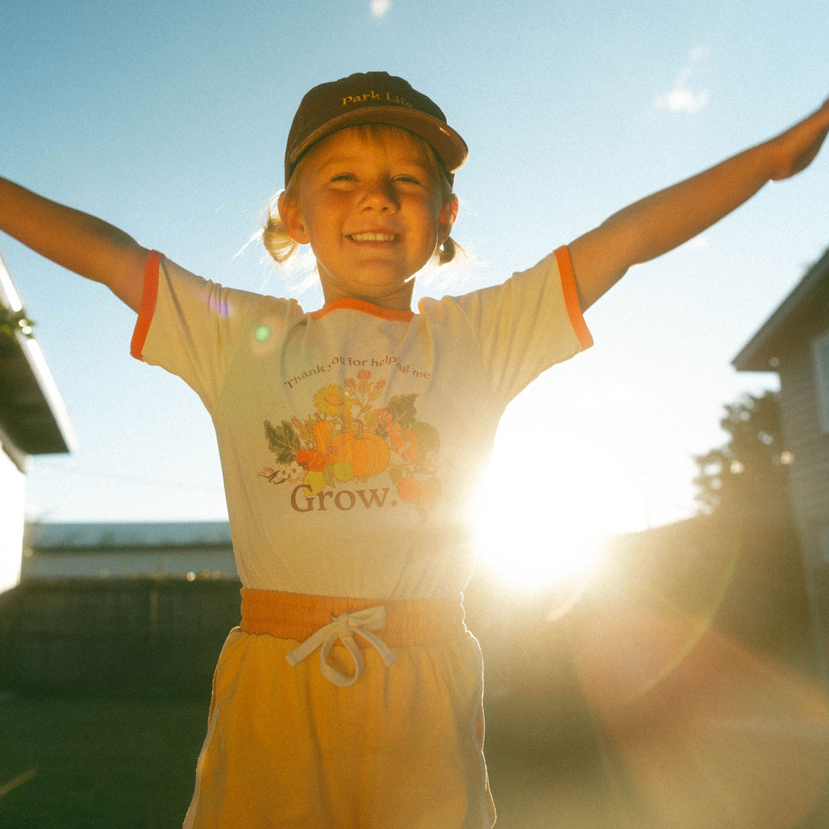 Thank you For Helping Me Grow Ringer Tee - Kids | Banabae