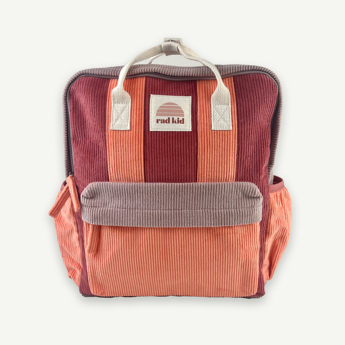 Corduroy Splice Eco Kids Backpack - Berry Nice | Banabae