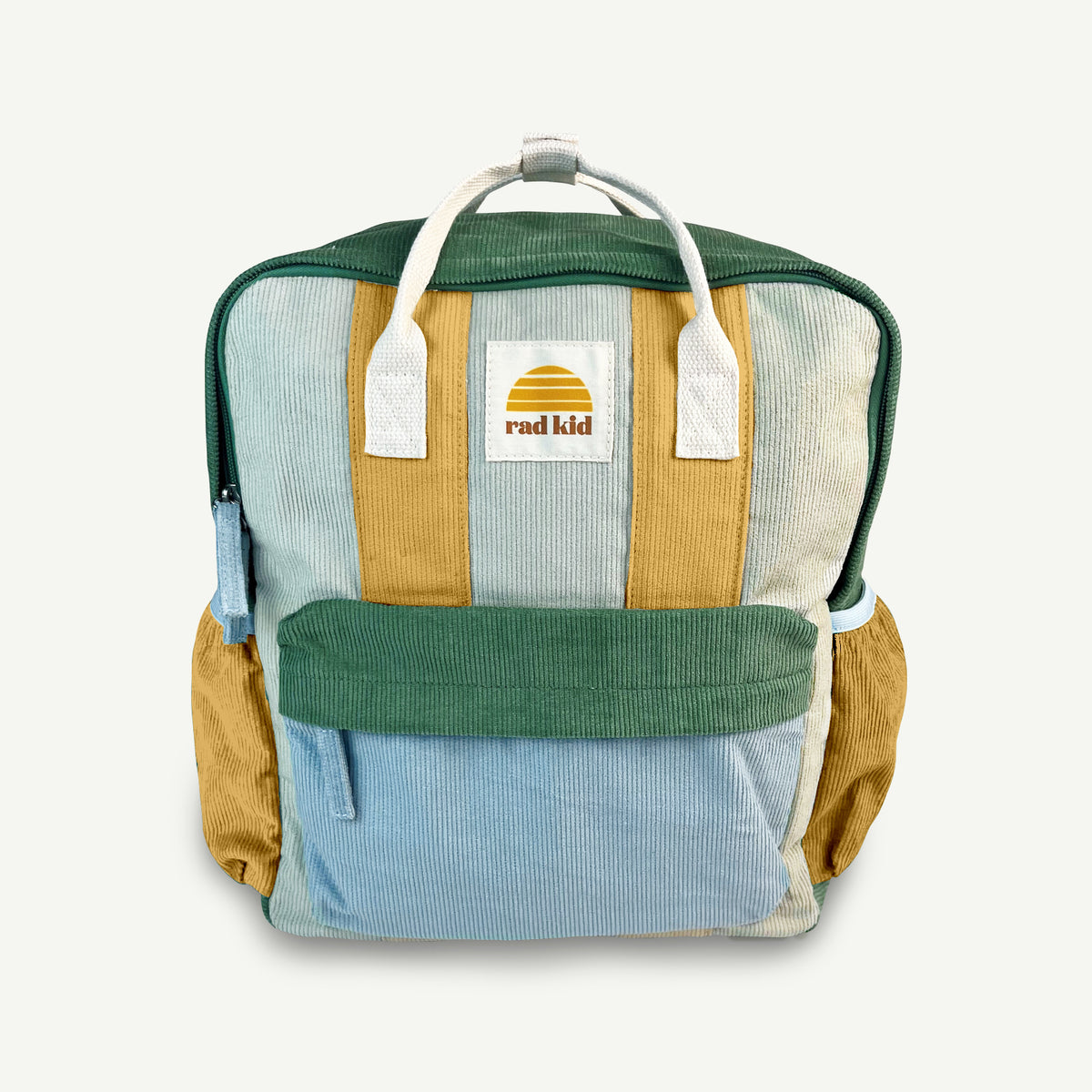 Corduroy Splice Eco Kids Backpack - Lagoon | Banabae