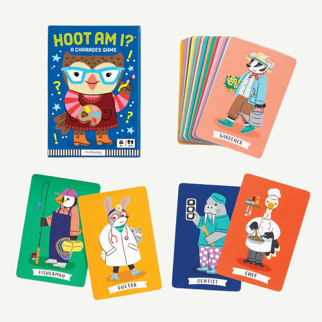 Charades Card Game - Hoot Am I | Banabae