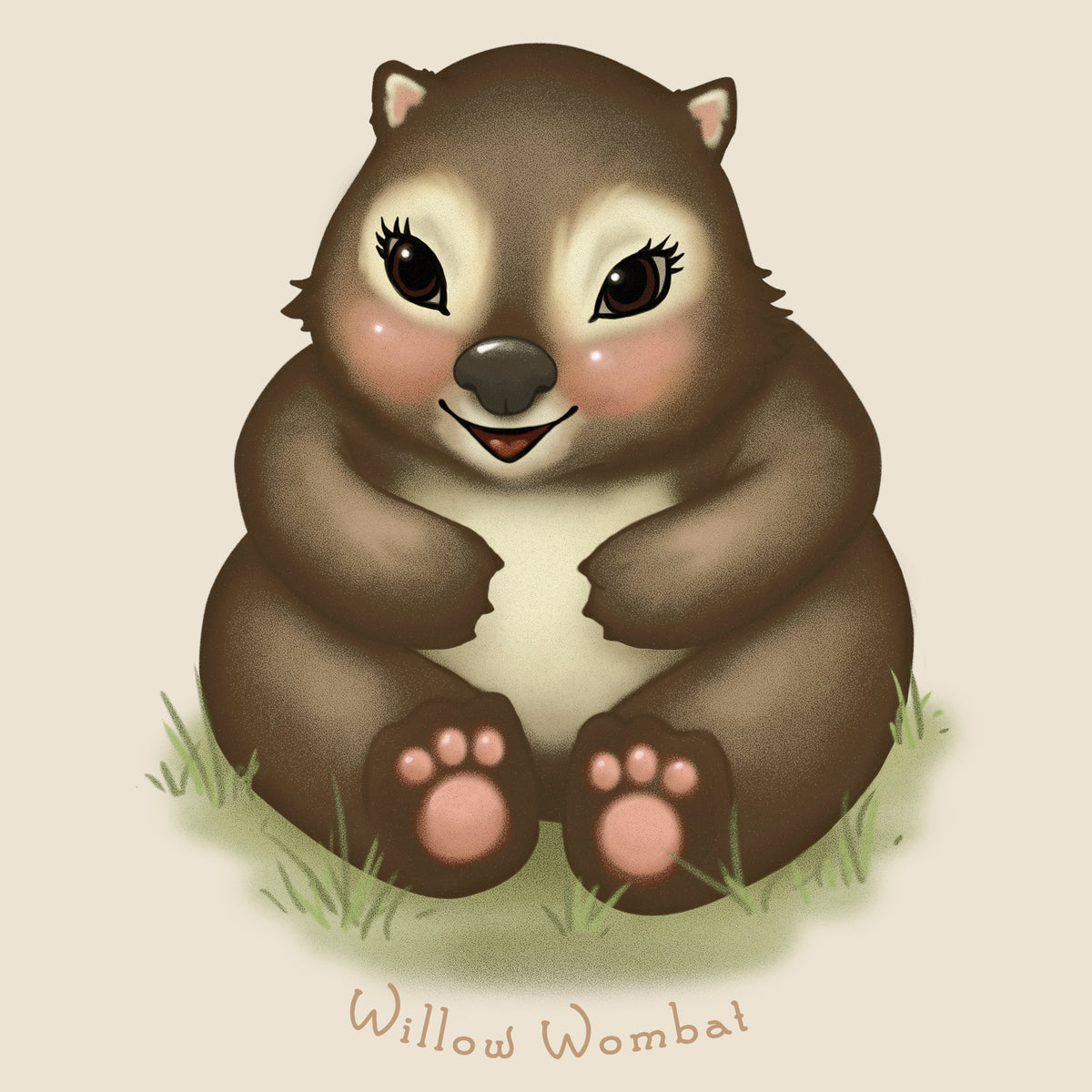 Willow Wombat Digital Art Download | Banabae